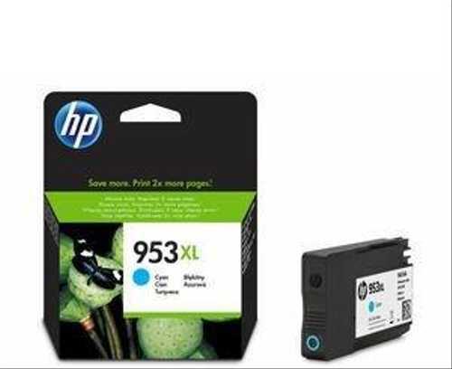 Картридж HP 953XL Cyan голубой f6u16ae