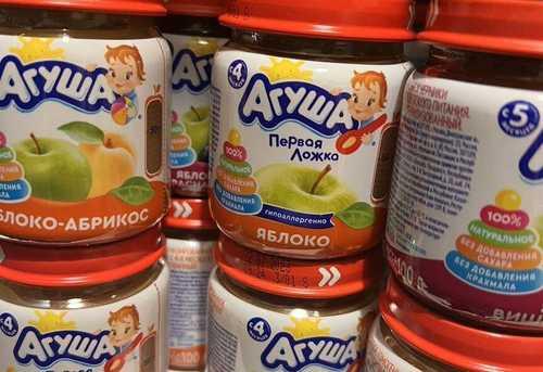 Фруктовое пюре агуша