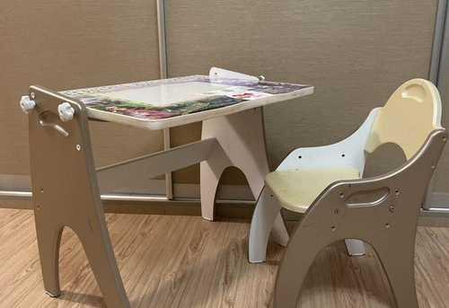 Детская мебель (стол и стур) растущий