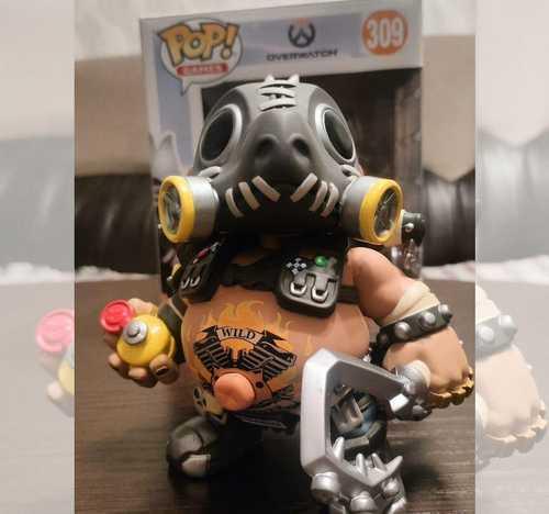 Фигурка Funko POP Турбосвин (Roadhog) из Overwatch