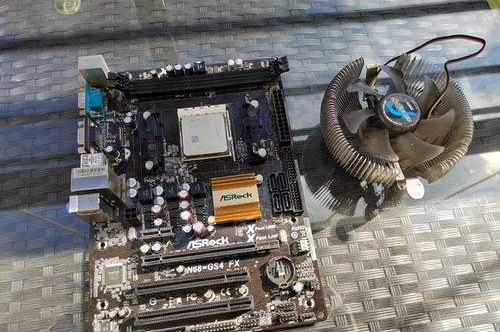 AMD FX 4300 + AsRock N68-GS4 FX (mini-ATX) + кулер