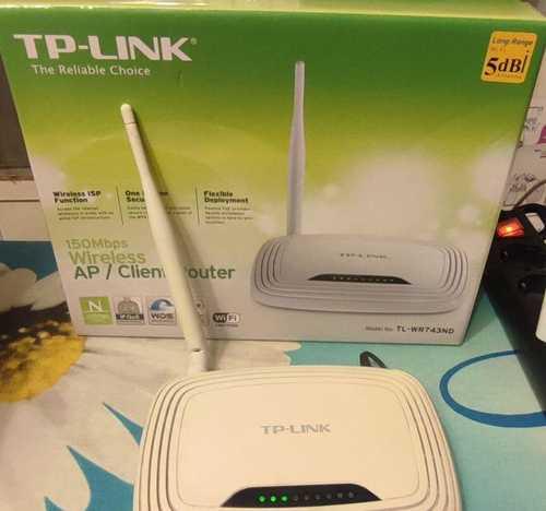 Wifi роутер TP link TL-WR743ND