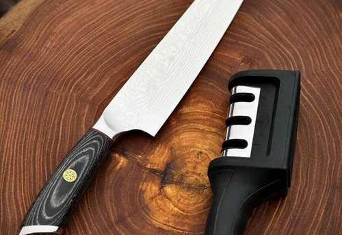 Кухонный нож и точилка