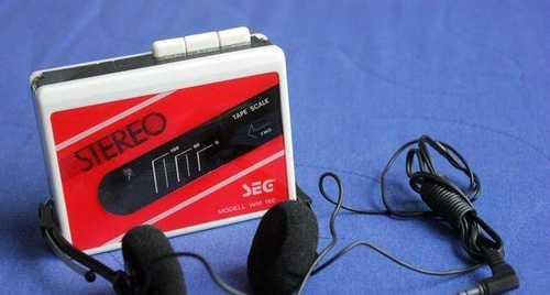 Стерео кассетный плеер SEG WM160 с наушниками