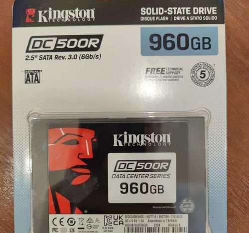 Новый SSD 960GB Kingston DC500R