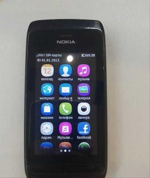 Телефон Nokia Asha 309 black (RM-843 )