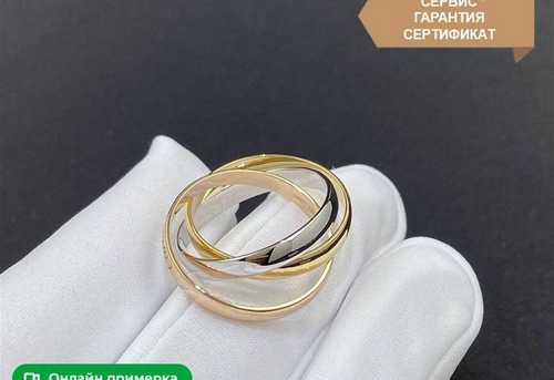 Золотое кольцо Cartier Trinity