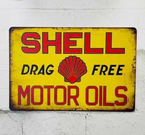 Декор на стену Shell Motor Oils