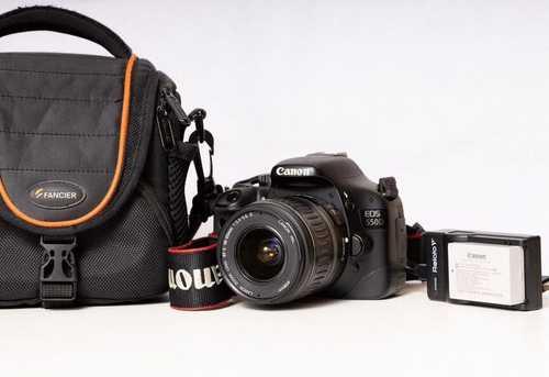 Canon EOS 550D kit 18-55 пробег 12460 + сумка