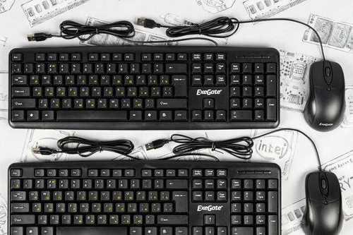 Комплекты (клавиатура+мышь) ExeGate MK120