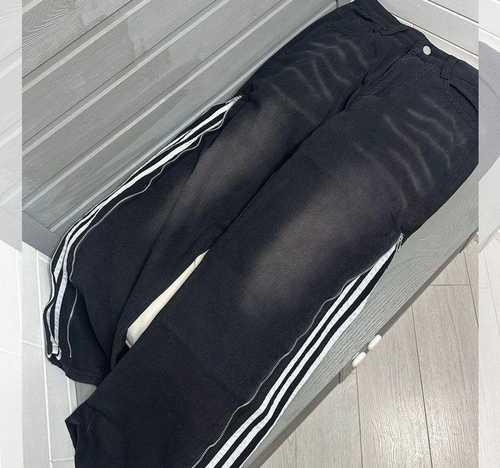 Широкие Джинсы Balenciaga x Adidas (Арт.90128)