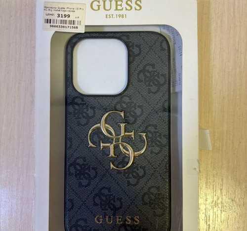 Чехол на iPhone 15 pro Guess (Оригинал)