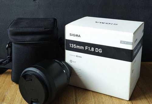Объектив Sigma 135 1.8 Nikon