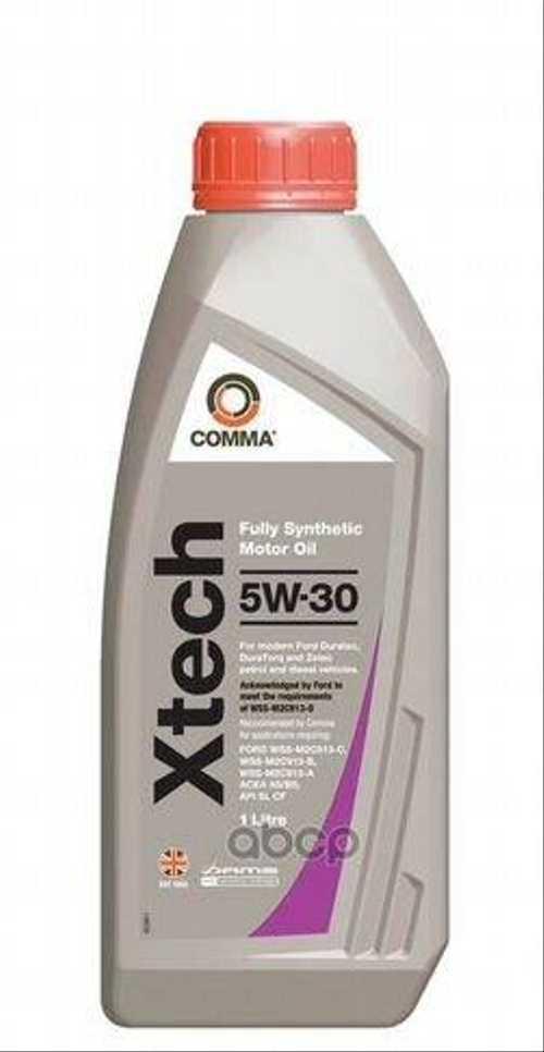 Comma 5W30 xtech (1L) масло мот. син acea A5/B