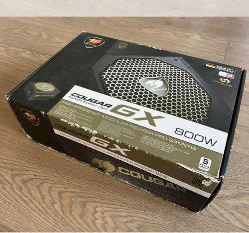 Блок питания пк Gougar GX 800W 80Plus gold