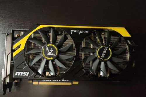 Видеокарта Msi Geforce gtx 760 Hawk. 2gb