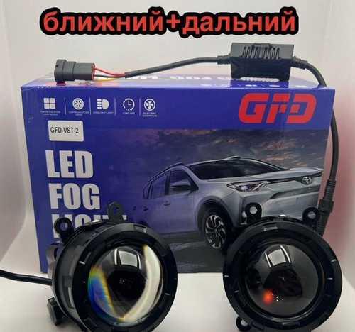 LED птф Bi-Led Renault Ford Mitsubishi Веста