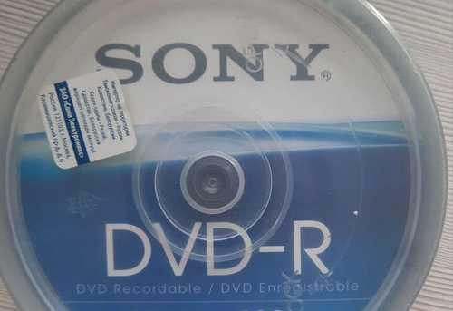 Dvd диски чистые 10 шт