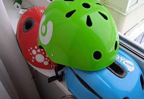 Шлемы велосипед самокат ролики decatlon