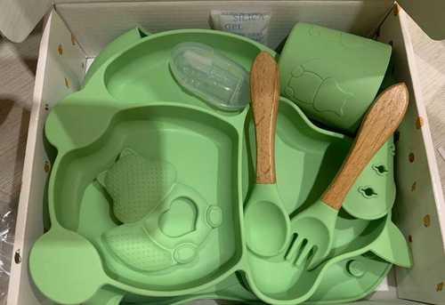 Новая силиконовая посуда для детей