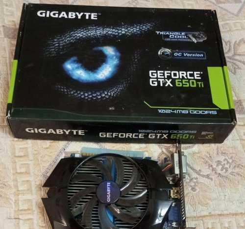 Видеокарта Gigabyte GeForce GTX 1024MB 128bit