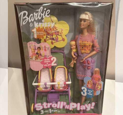 Кукла Barbie & Krissy Stroll 'n Play нрфб