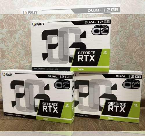 Palit RTX 3060 Dual OC 12Gb, новые