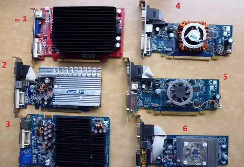 Видеокарты PCI-E