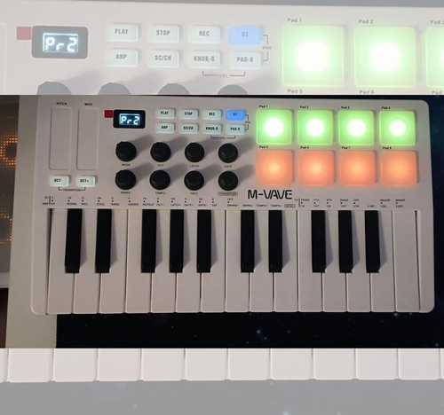 M vave smk 25 Midi клавиатура