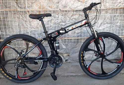 Горный велосипед с литыми Черный-красный