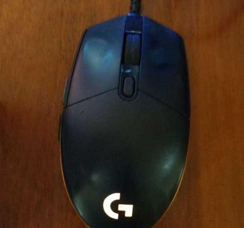 Игровая мышь logitech g102 lightsync black