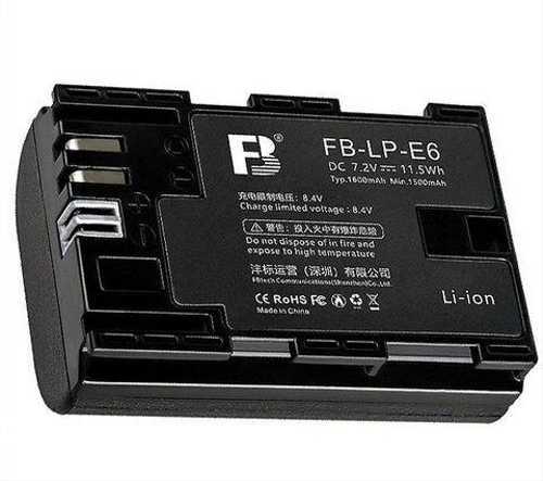 Аккумулятор FB Tech LP-E6 (1600 mAh)