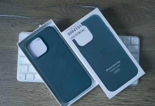 Чехол Apple leather case iPhone 14 Pro MAX
