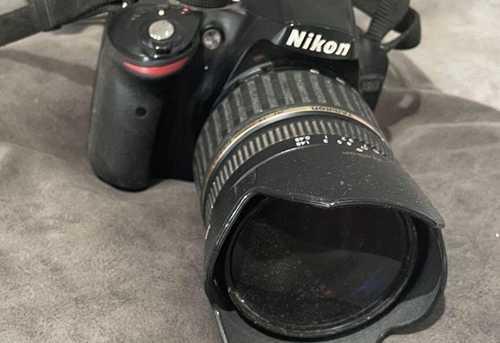 Зеркальный фотоаппарат nikon d3200 бу