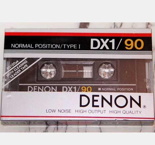 Новая запечатанная аудиокассета Denon DX1/90