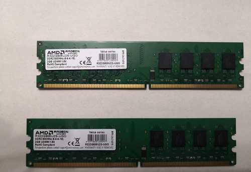 Память DDR2 800 MHz 2Gb