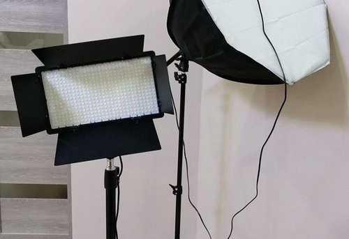 Видеосвет со штативом свет для фото и видео