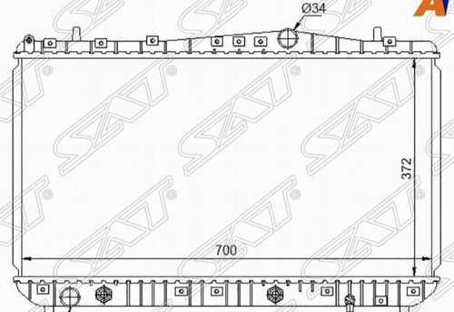 Радиатор охлаждения Chevrolet Lacetti (03-14г) aкп