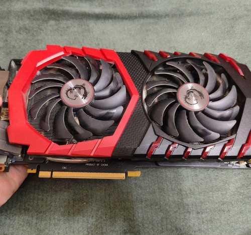 Видеокарта MSI GTX 1060 gaming X 3 gb