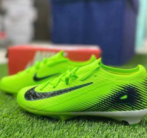 Бутсы Nike Mercurial Vapor 16 green детские