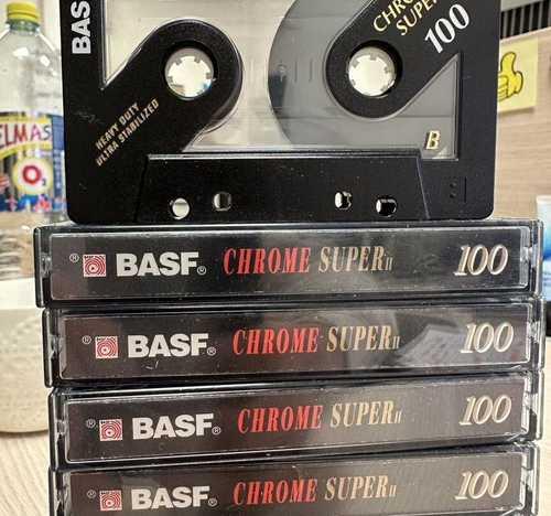 Аудиокассеты BASF Chrome Super II 100