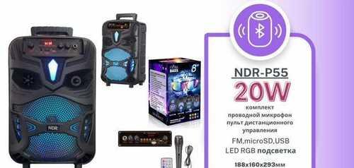 Блютуз-колонка NDR-P55, 20 Вт