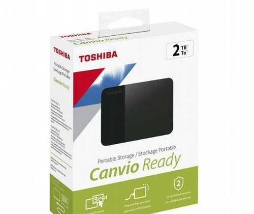 Внешний жесткий диск 2.5" Toshiba 2Tb новый
