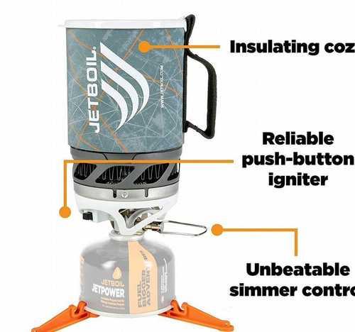 Горелка Jetboil Micromo, новая в уп. Полный компле