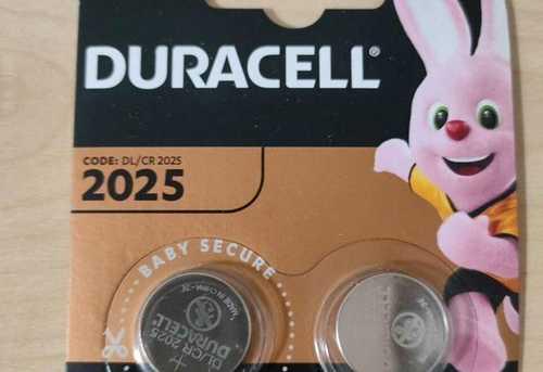 Батарейки Duracell CR2025