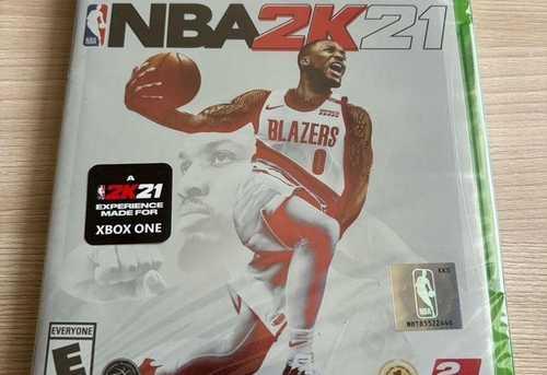 Игра для xbox ONE NBA 2K21 новый