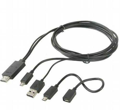 Кабель hdmi - micro BM (1.8 м.) Oxion (OX-MHL2.0)