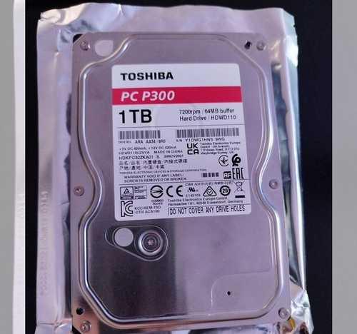 1 тб Жесткий диск Toshiba P300