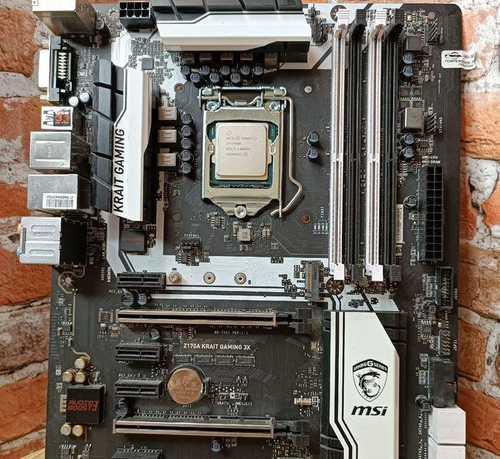 Материнская плата MSI Z170A krait gaming 3X