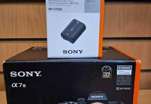 Sony a7 iii (a7m3) bdy + Аккумулятор sony NP-FZ100